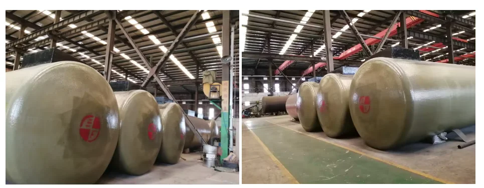 Fiberglass GRP FRP Storage tank Undergraoud S/F Double Wall Oil Tank ...