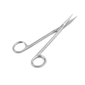 Surgical Gum Tissue Scissors Curved Surgical Dental Instruments Scissor ...
