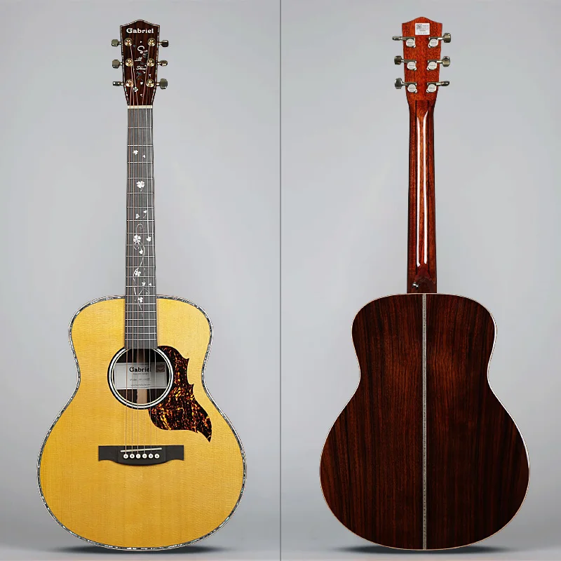 Gabriel Guitar Manufacturer Factory Oem Rosewood Spruce Top Gr-mini65 ...