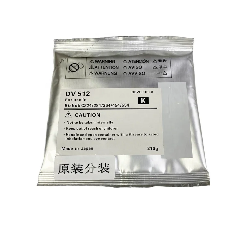 DV512 210g Original Developer CYKM for Konica Minolta Printers