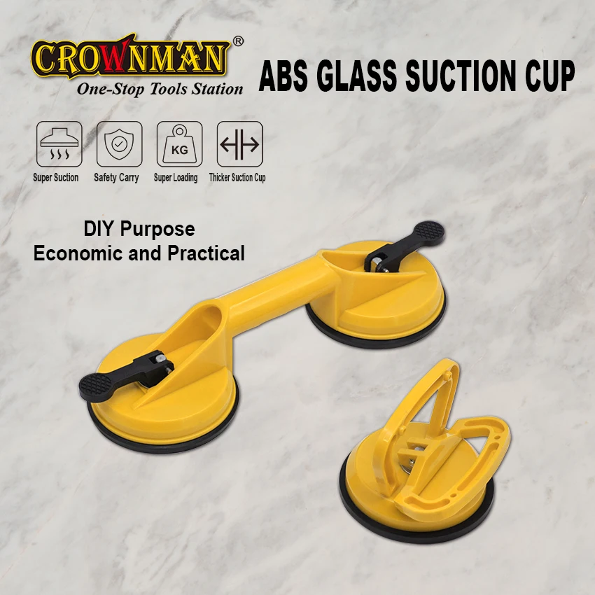 CROWNMAN Masonry & Painting Hand Tools - Glass Suction Cups