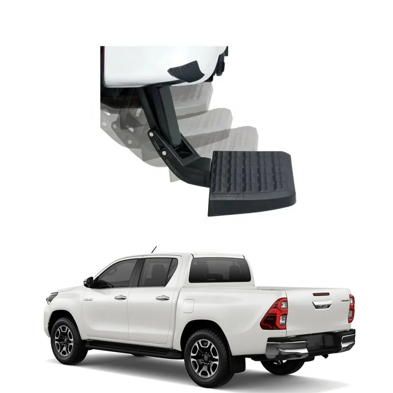Electric Rear Bumper Step Pickups Bed Step For Toyota Hilux Revo Rocco ...