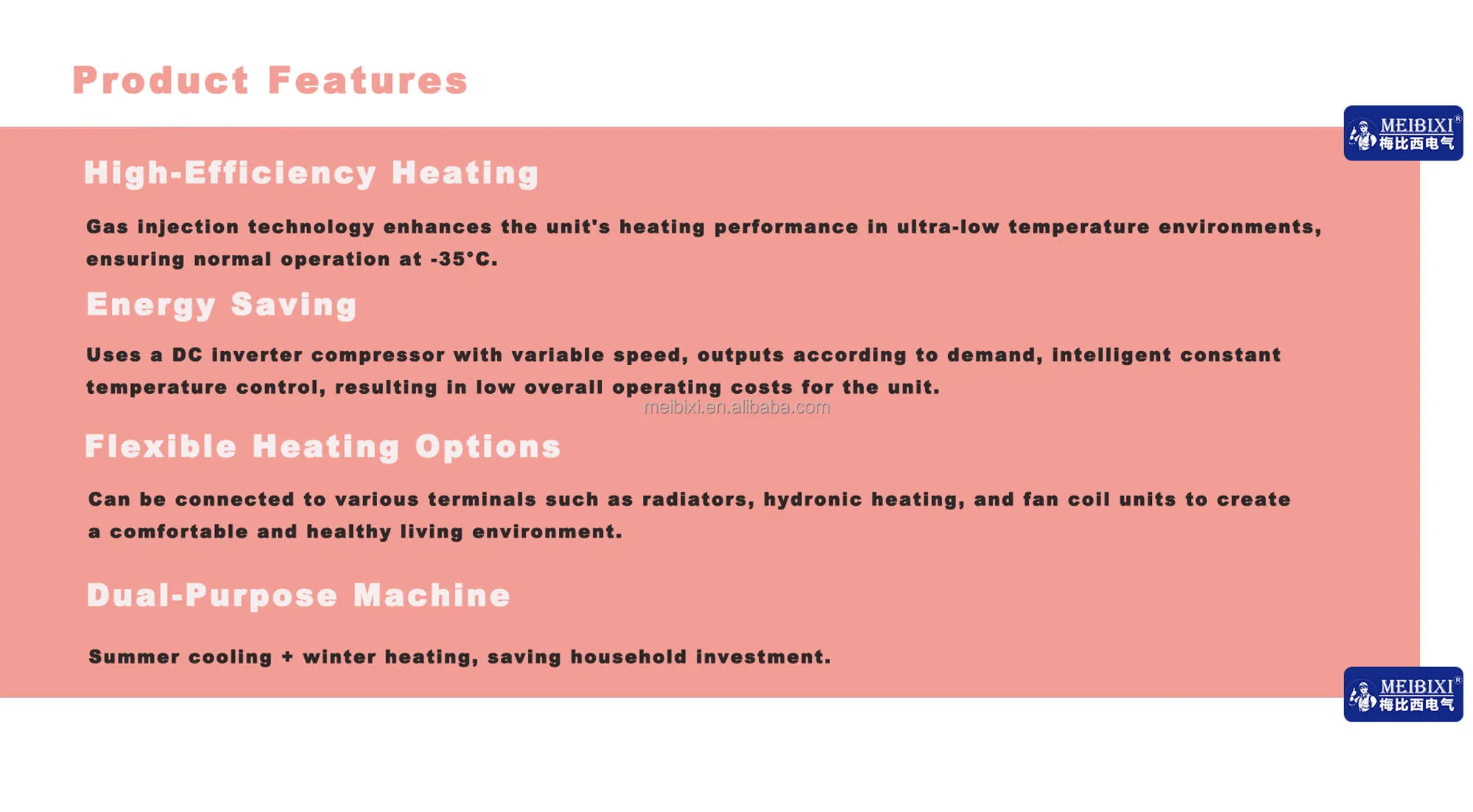 Ultra-Low Temperature HVAC System with Inverter Integrated Heating and ...