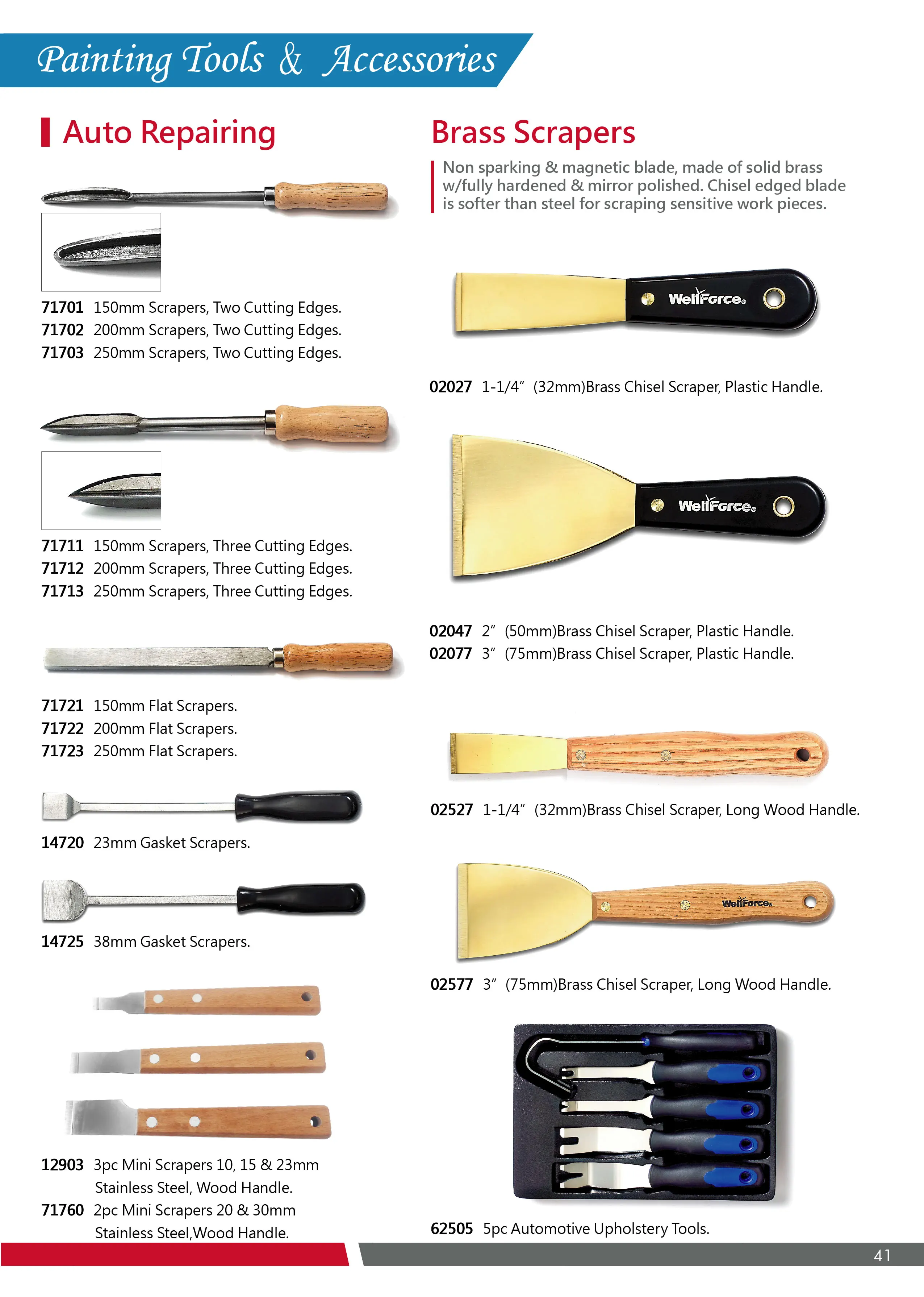 Copper Brass Chisel Scraper - Non Sparking Tool for Precision