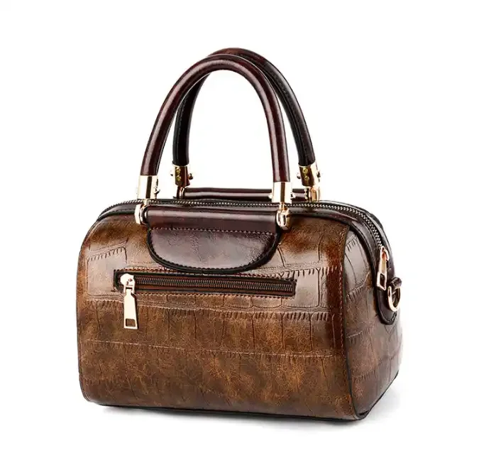 Versatile Boston Handbags For Women Pu Leather Shoulder Bags For Sale ...