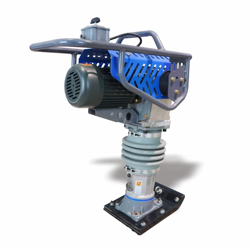 Electric Concrete Tamping Rammer Compactor High Frequency Strong Impact ...