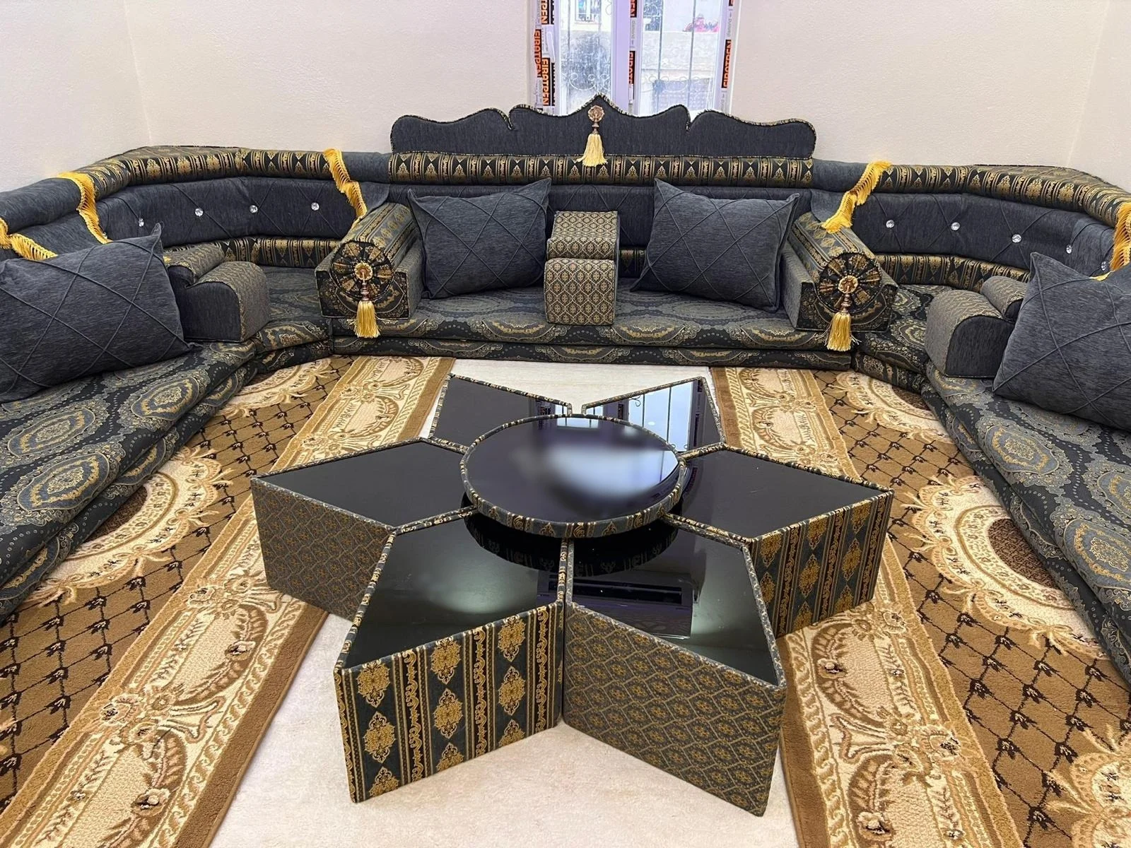 Arabic Majlis - Moroccan Majlis - Modern Living Room Sofa