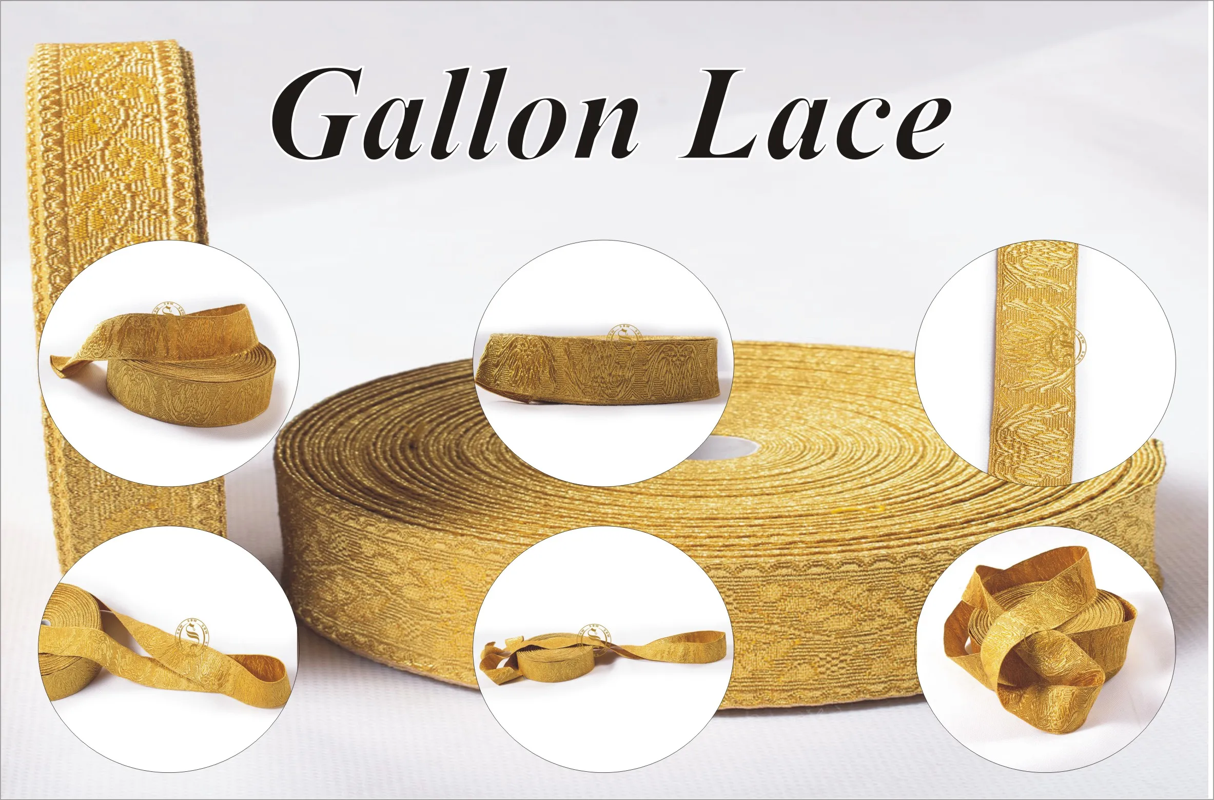 Ceremonial High Quality Gallon Gold Braid Lace for Ceremonial Uniforms ...