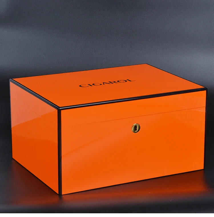 Custom Cigar Humidor Cedar Wooden Humidor Box Manufacturer Square Cigar ...