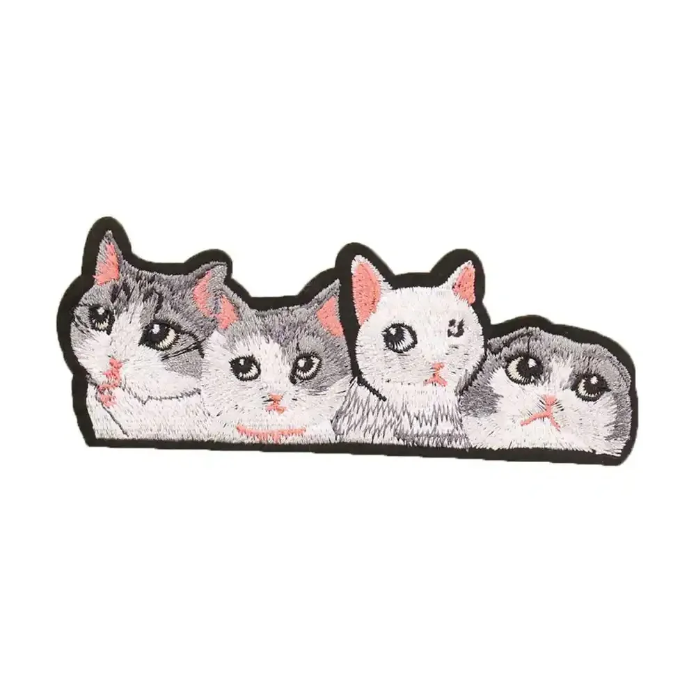 Custom Made Cute Cartoon Design Embroidery Patches Wholesale Iron On ...