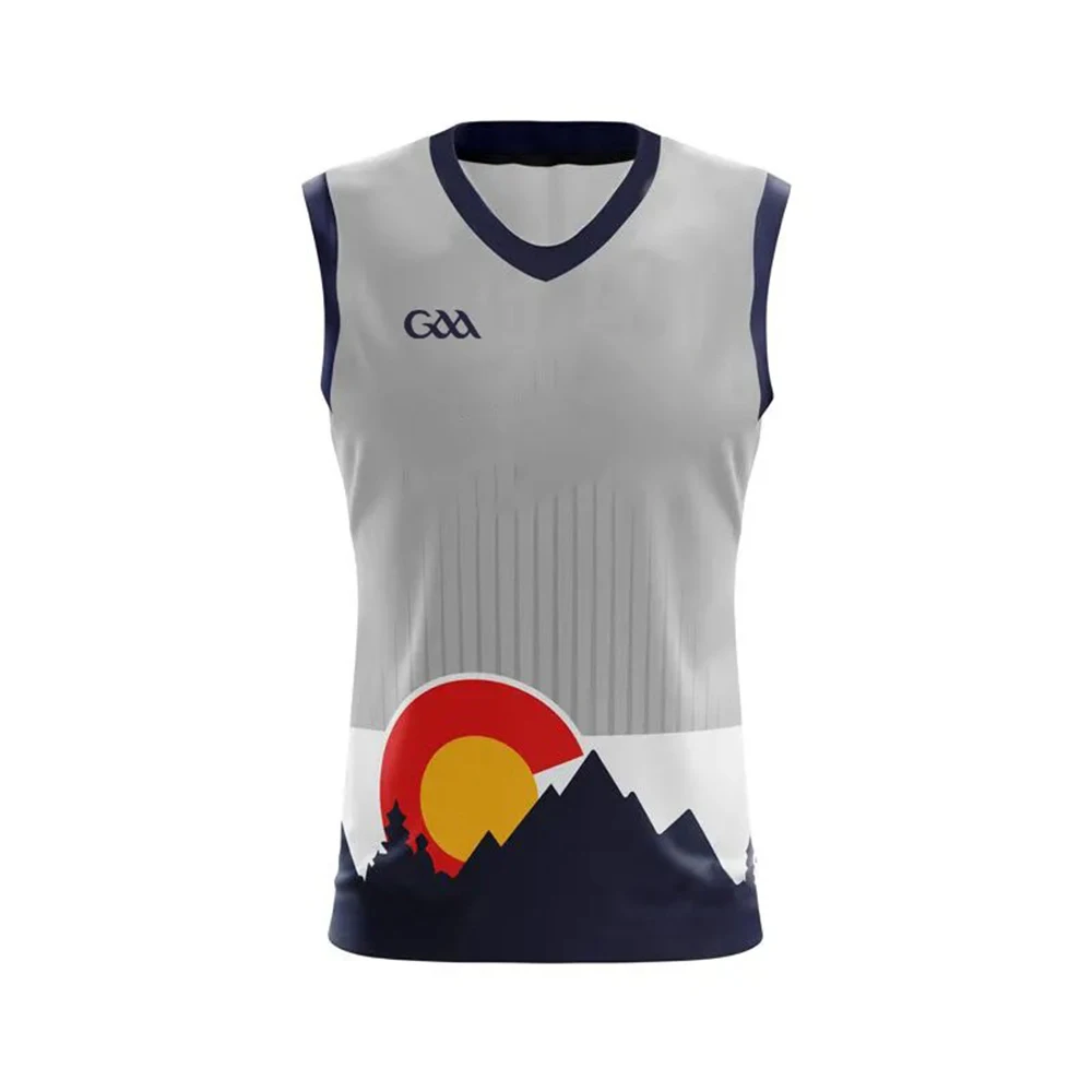 Custom Gaelic Football Gaa Sleeveless Jersey 100% Polyester Made In ...