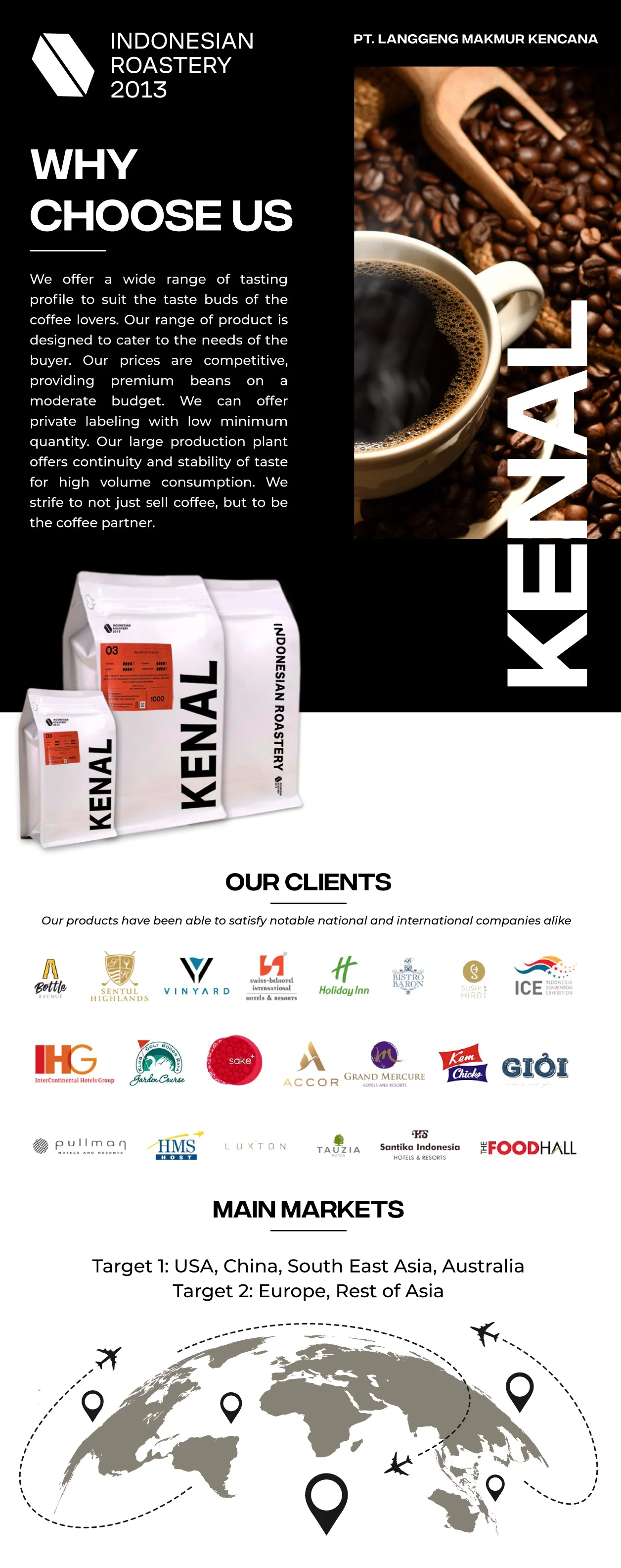 Full City Roast Bag Packaging Best Quality Daily Beverage 2 Years Long ...