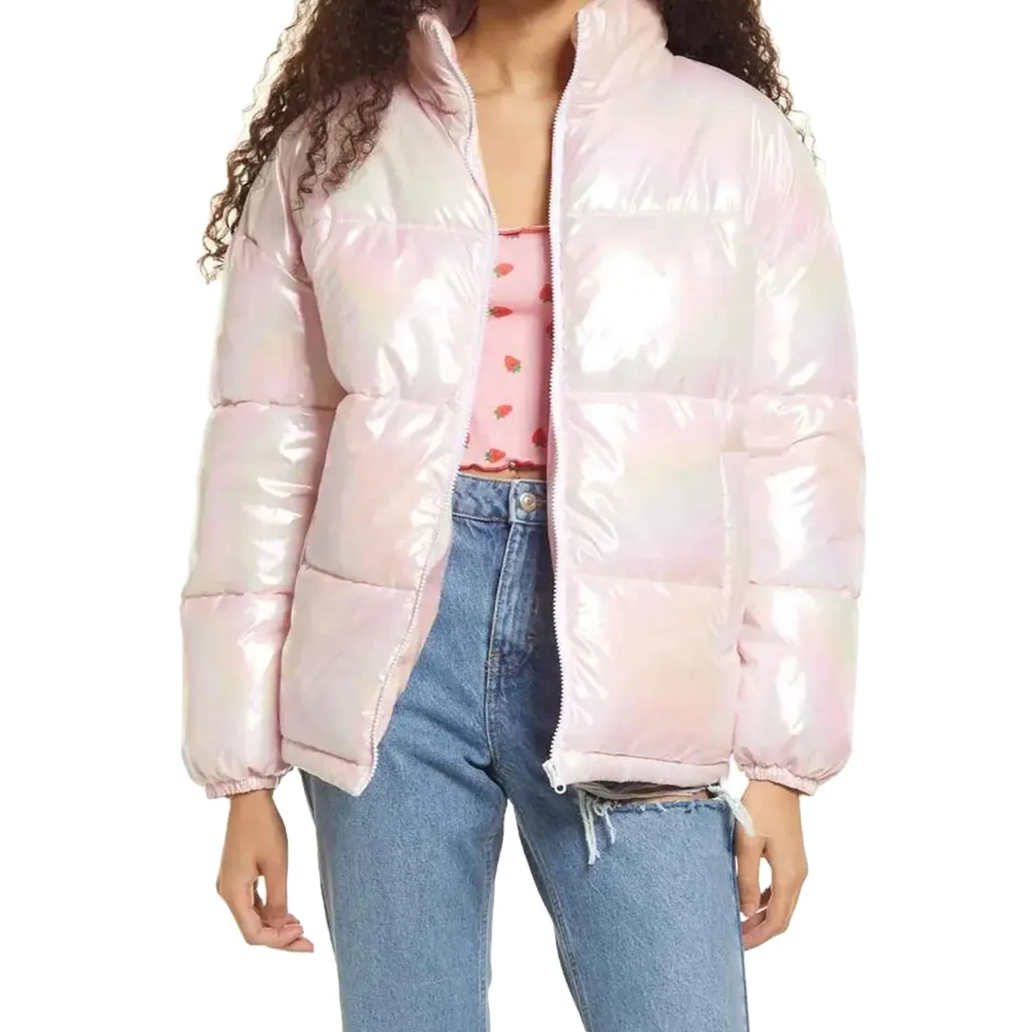 Oem High Quality Wholesale Custom Winter Puffer Jacket For Women ...