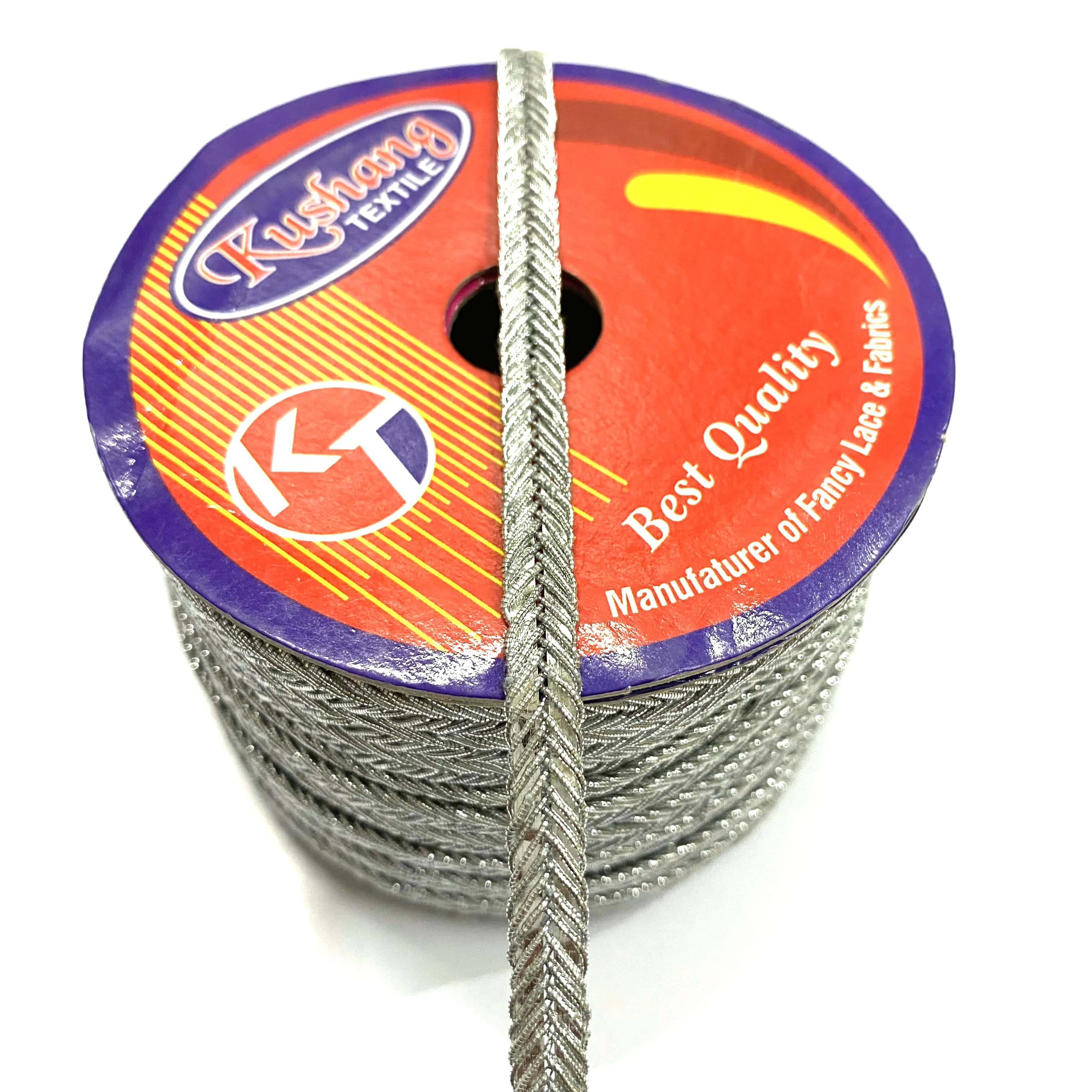 Silver Metallic Russia Braid Lace Trimming Soutache Braid Custom Size ...