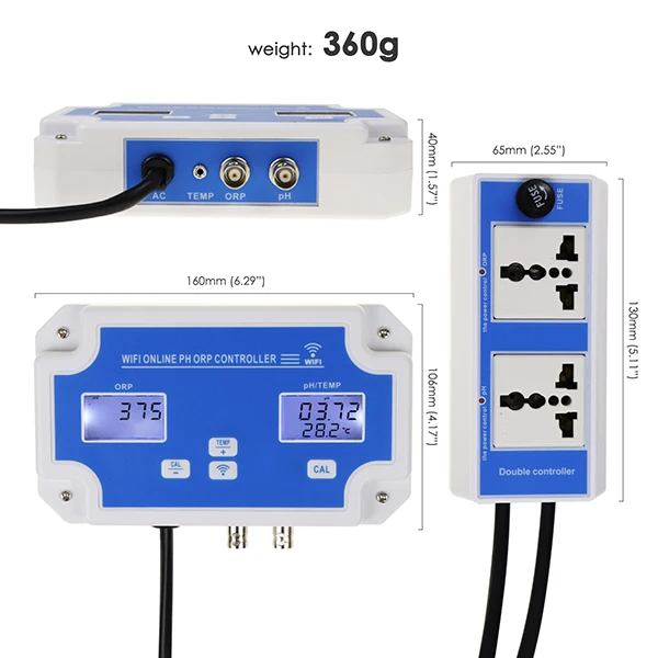 High Quality Smart PH ORP Redox Controller Tester With Monitoring and ...