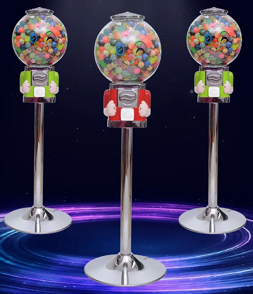 Metal Bouncy Ball Vending Machine Coin-Operated Toy Capsules With Kids ...