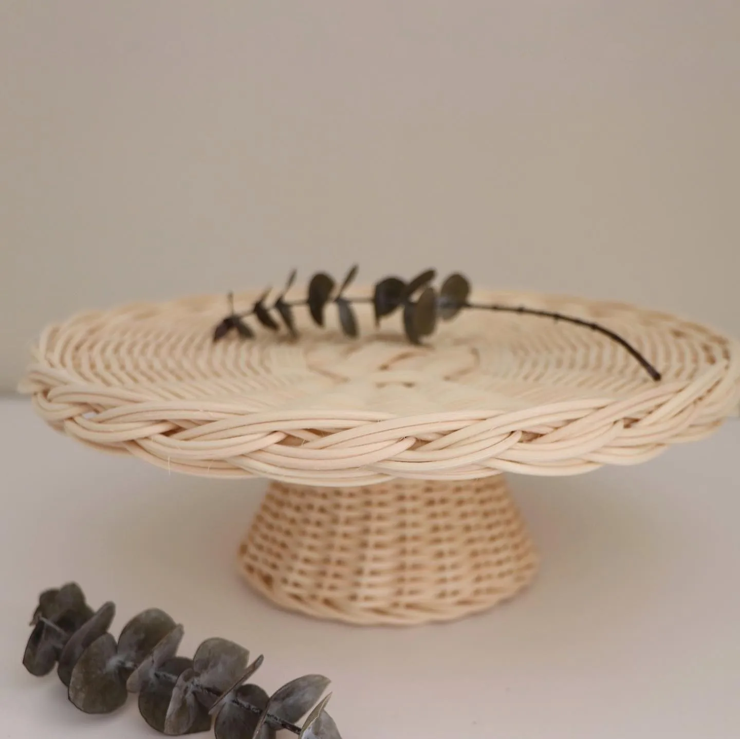 Eco-friendly 3 Tier Rattan Cake Stands - Luxury & Sustainability