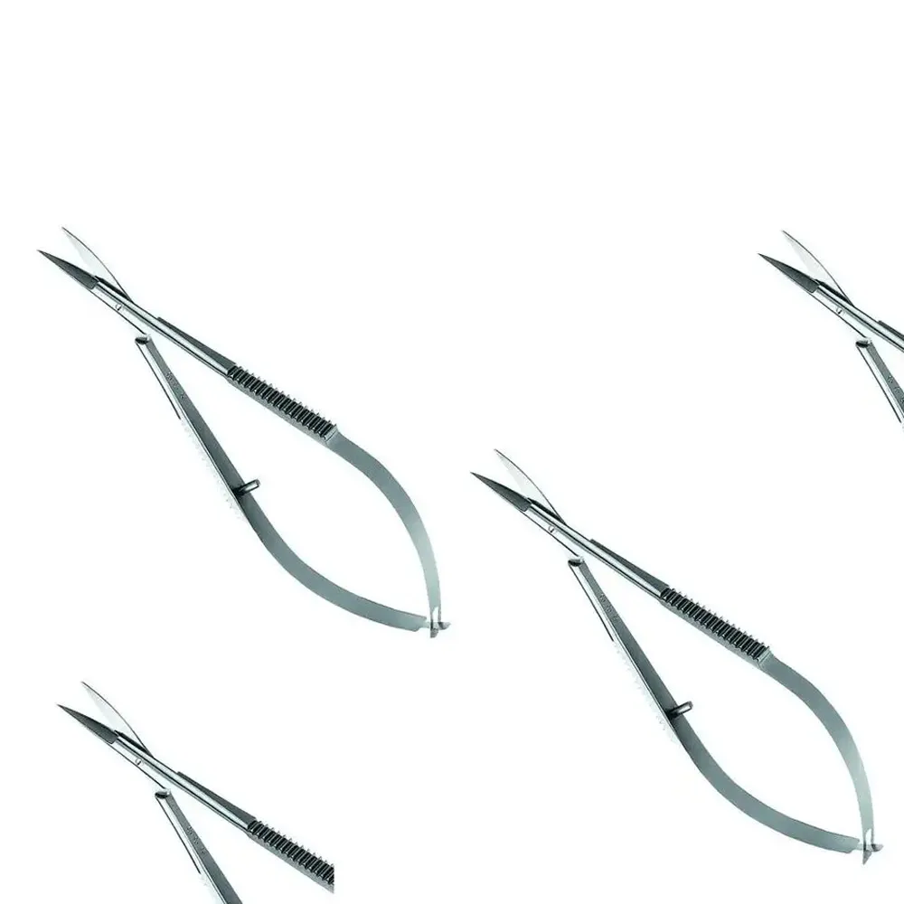 Castroviejo Eye Scissors 10cm Straight And Curved Pointed Ophthalmic ...