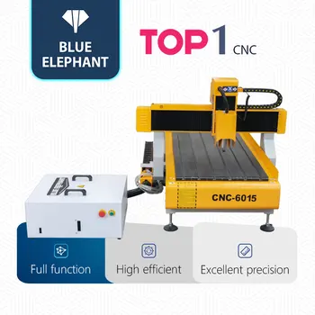 Blue Elephant1212 6090 Desktop Mini Cnc Router 3 Axis Wood Cutting ...
