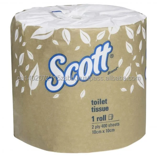Scott Rapid-dissolving Bath Tissue Toilet Paper 4 Rolls Pack Of 12 ...