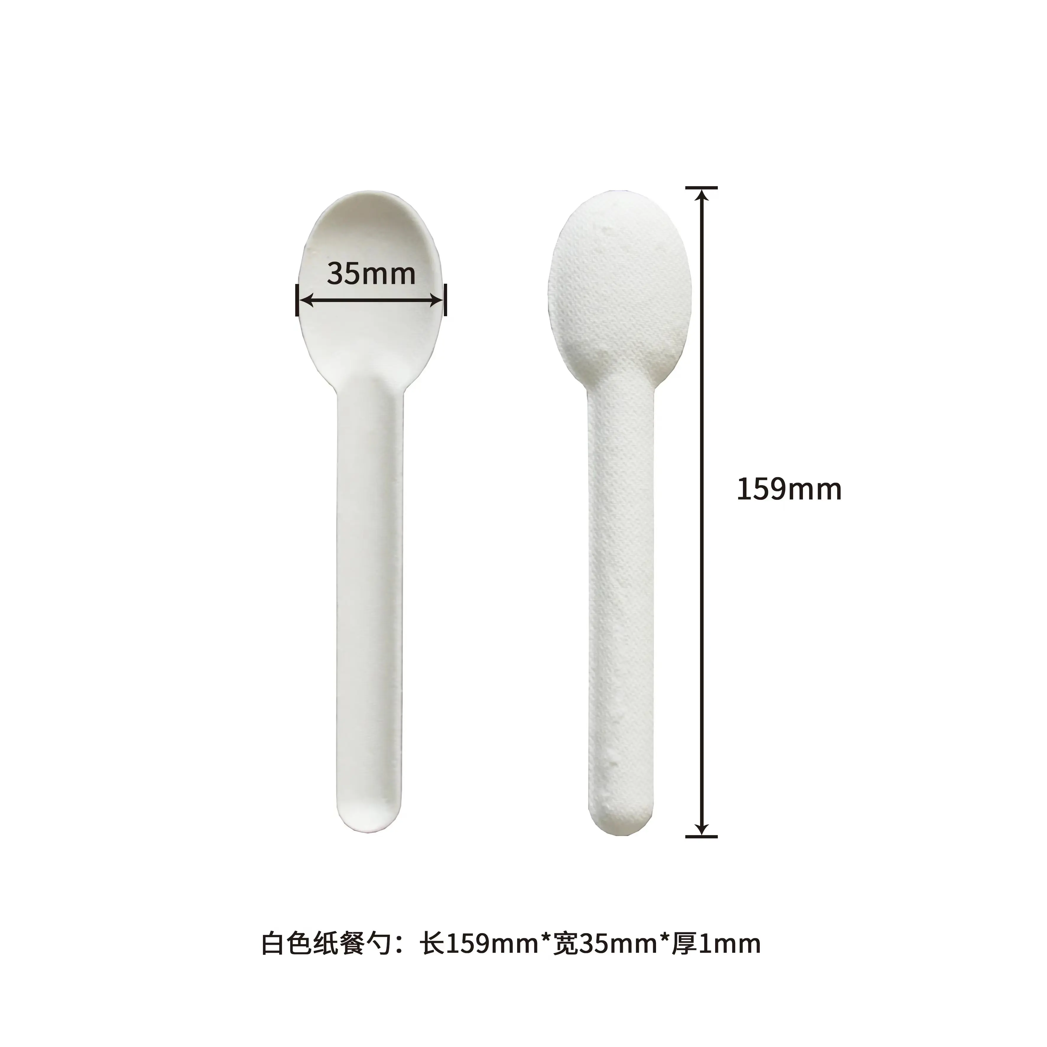 Single-use Spoon,Compostable Biodegradable Disposable Made With ...