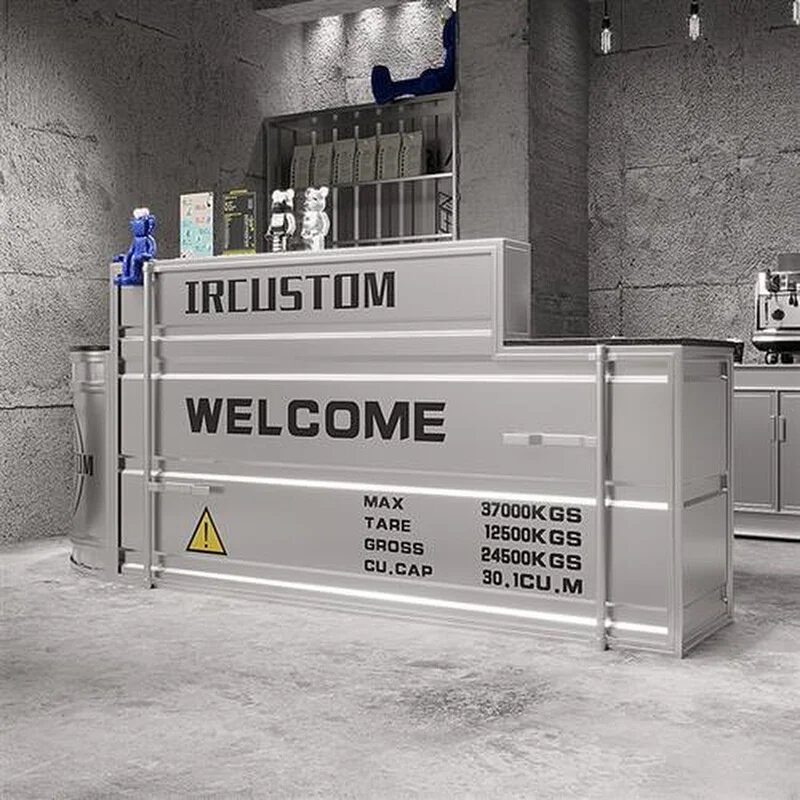 Night Club Reception Desk Reception Desk Marble Sliver Small Spa ...