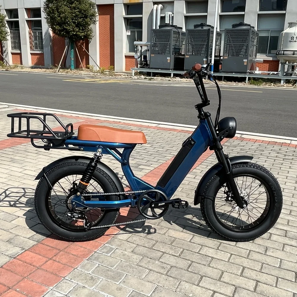 2025 Fat Tire Electric Bike Ebike Suspension Cruiser Electric Bike ...