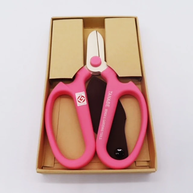 Japanese Flower Scissors, Pruning Scissors of Garden Tools pink Yellow ...