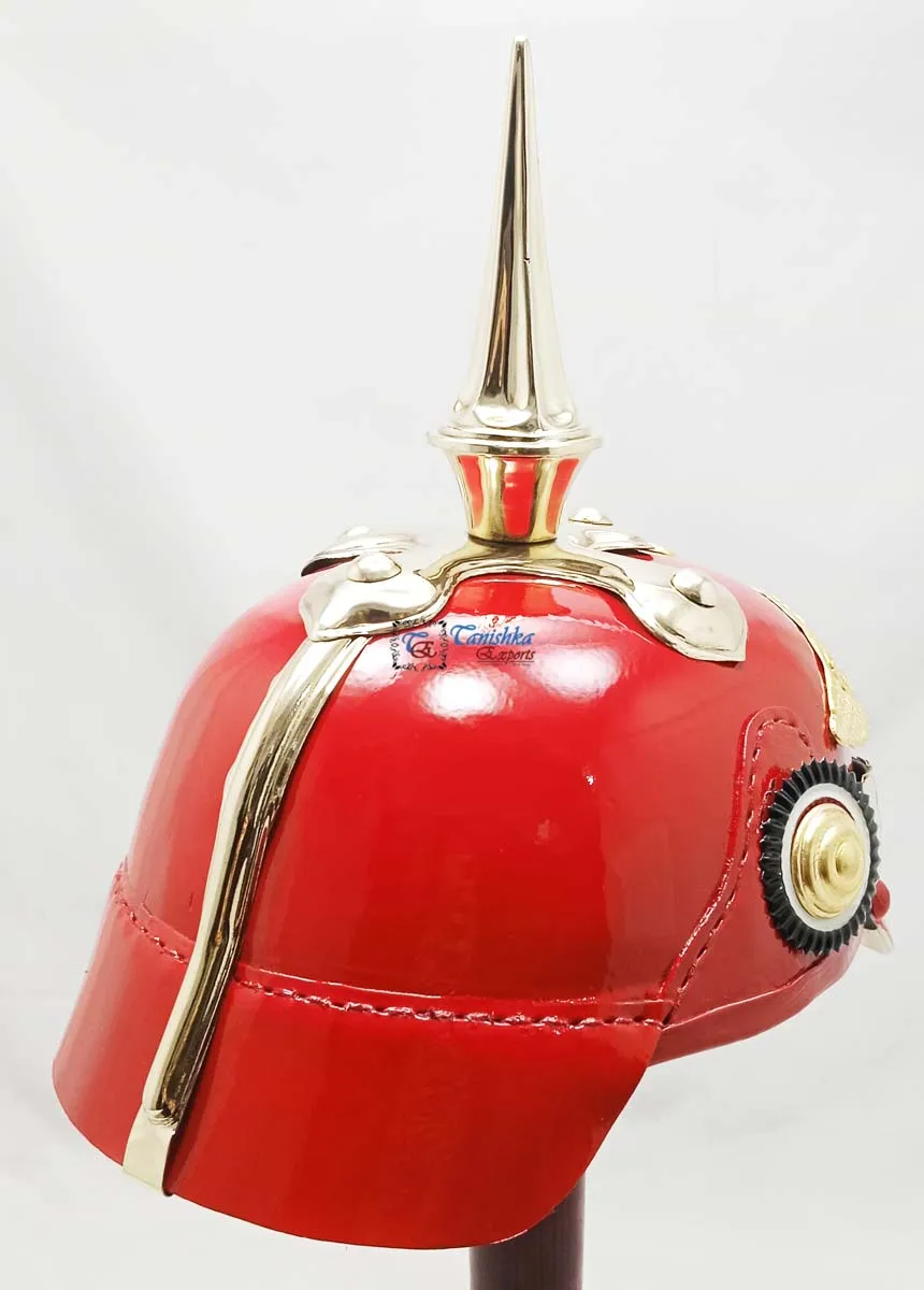 Prussian Medieval Decor Wearable Armor Helmet Spectacles Agate Leather ...