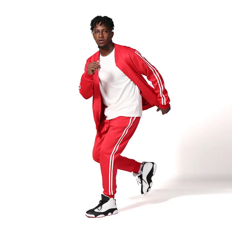 Customizable Nylon Windbreaker Track Sets for Men Adults