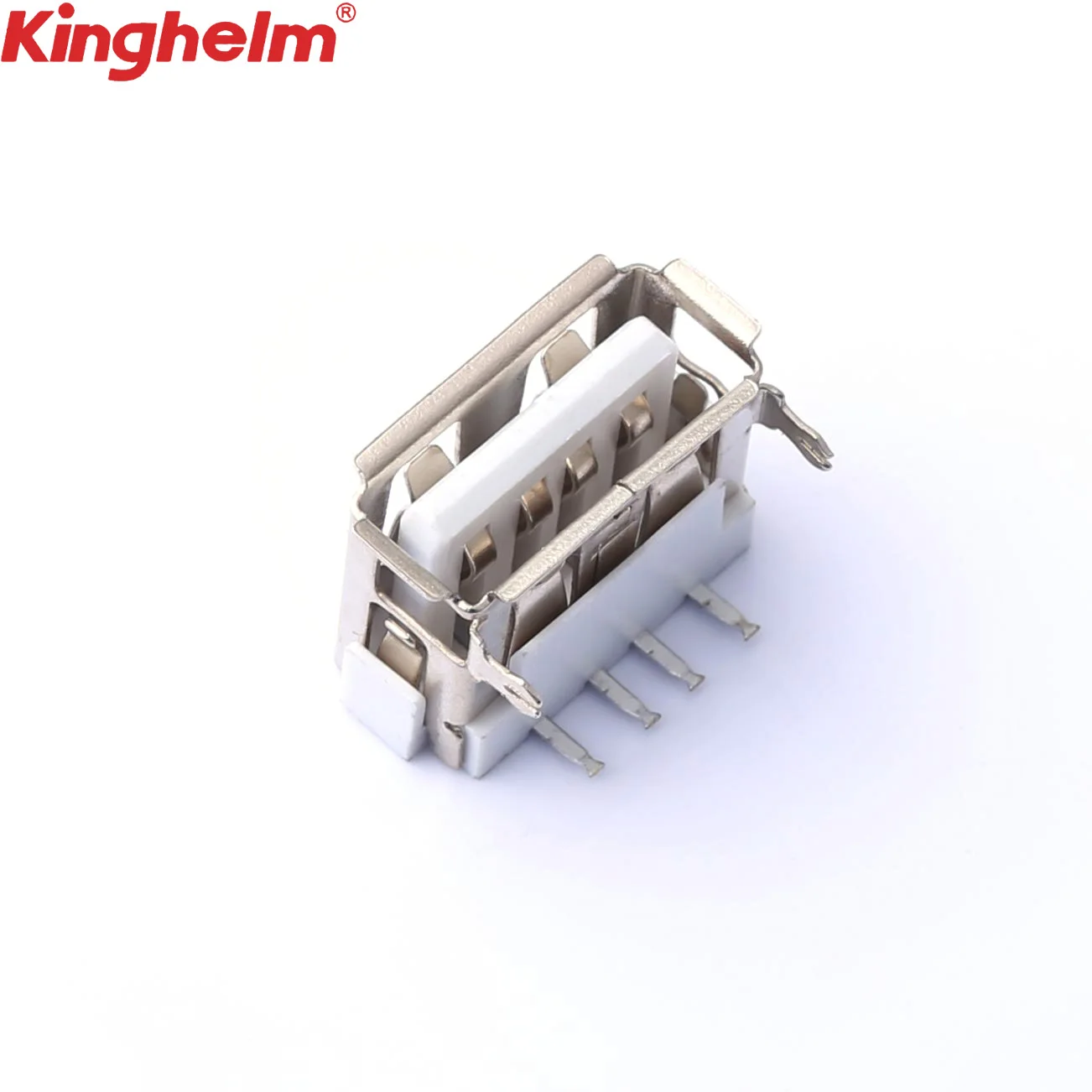 10mm Short Usb Type-a Female Seat Rear Fixed Foot Plug Board 90 Degree ...