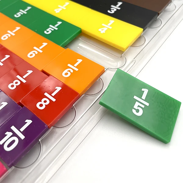 Rainbow Fraction Decimal Tiles - Educational Toys for Kids