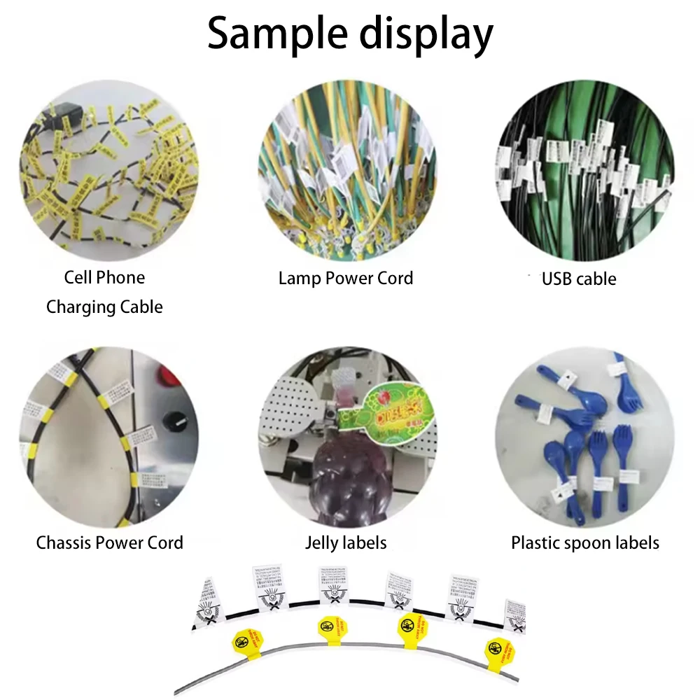 Automotive Cable Half-folding Labeling Machine Half Folding Labeling On ...