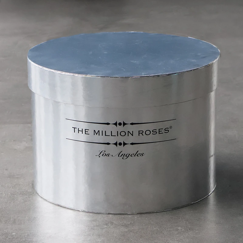 Specular Shiny Silver Foil Paper Box Cardboard Rigid Jewelry Gift ...