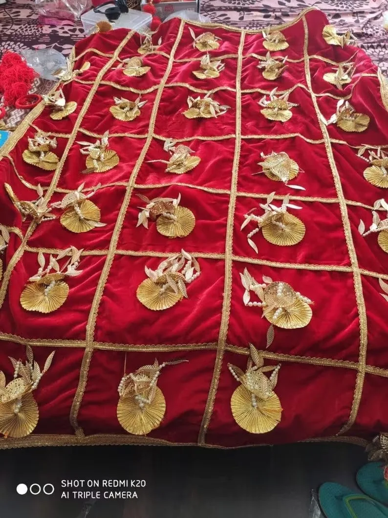 Bridal Entry Velvet Chadder - Traditional Wedding Decor