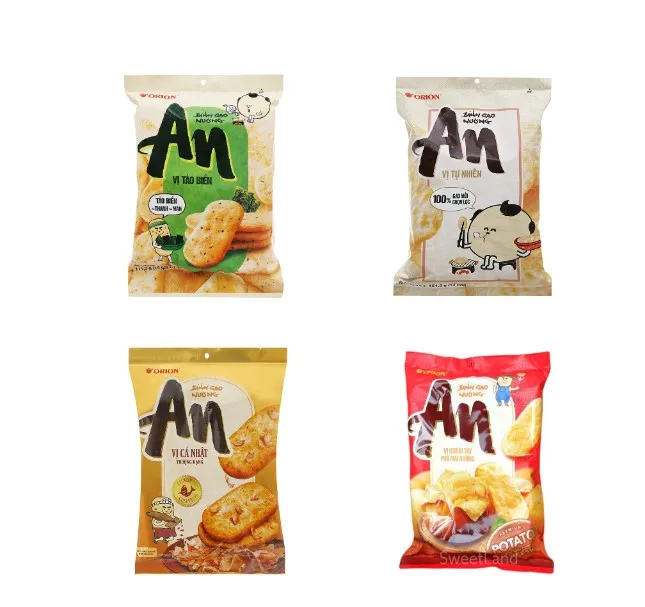 Wholesale Vietnamese An Rice Cracker 111.3g Seaweed Flavor X 10 Bgas ...