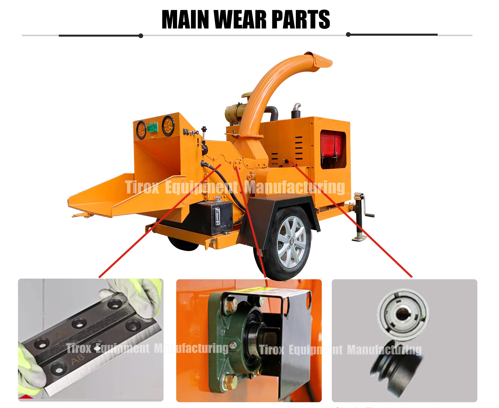 Forestry Mulcher Bandit Wood Chipper Branch Grinder Tree Root Chipper ...