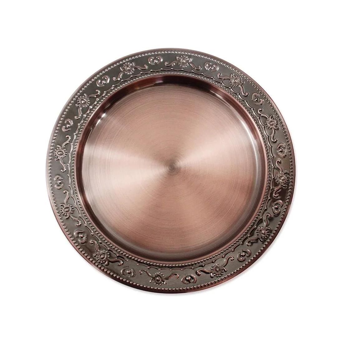 Black Painted Round Classical Designer Dish Platers For Catering ...