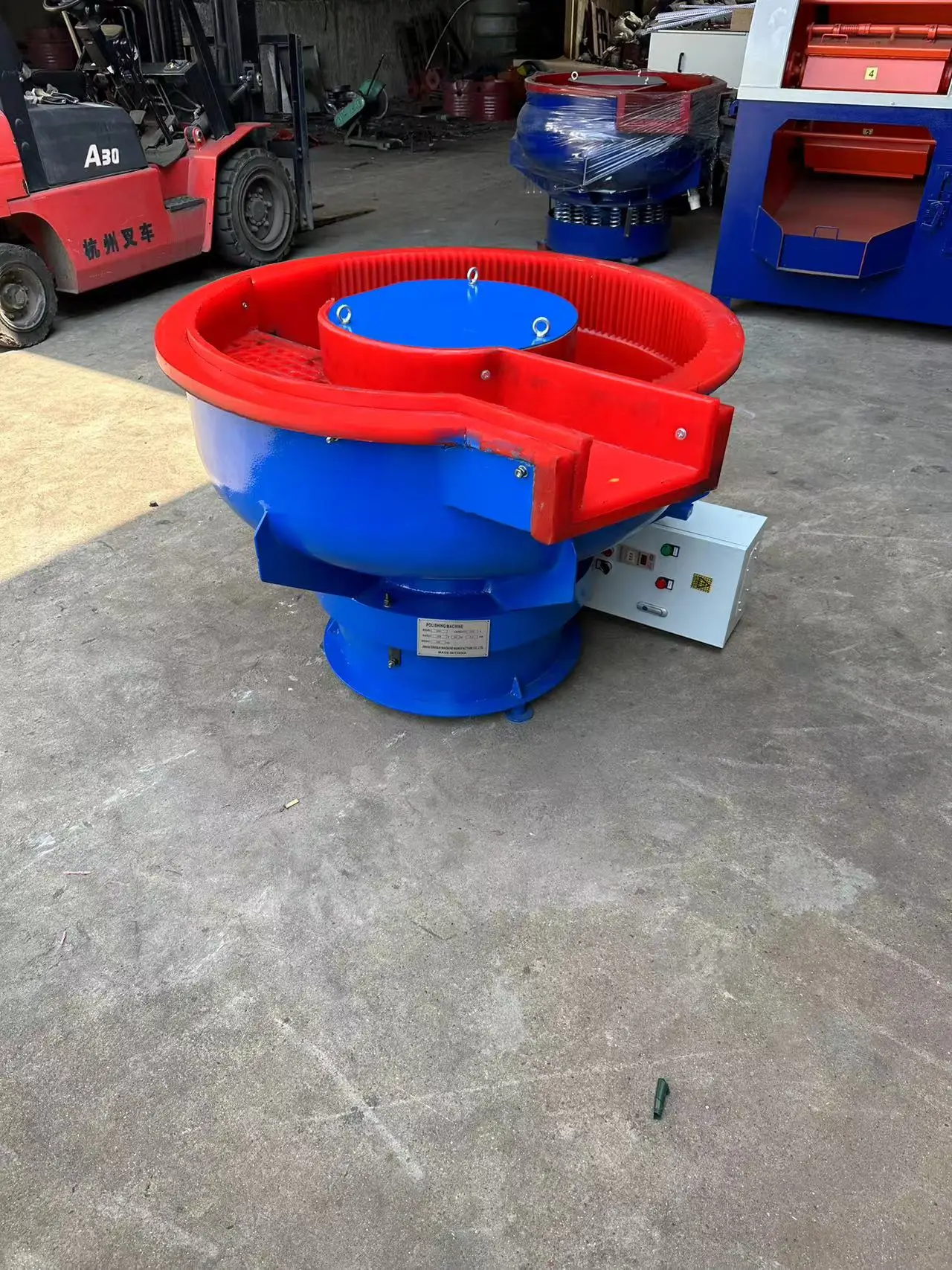 Casting metal sheet and Stainless Steel Barrel Vibro Tumbler Bowl Shape ...