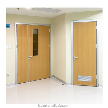 Aluminium Mdf Hospital Doors Specification Room Door Size Fireproof ...