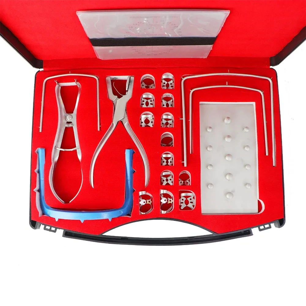 Rubber Dam Kit Light Brewer Punch Forceps Kit 20pcs German Stainless ...