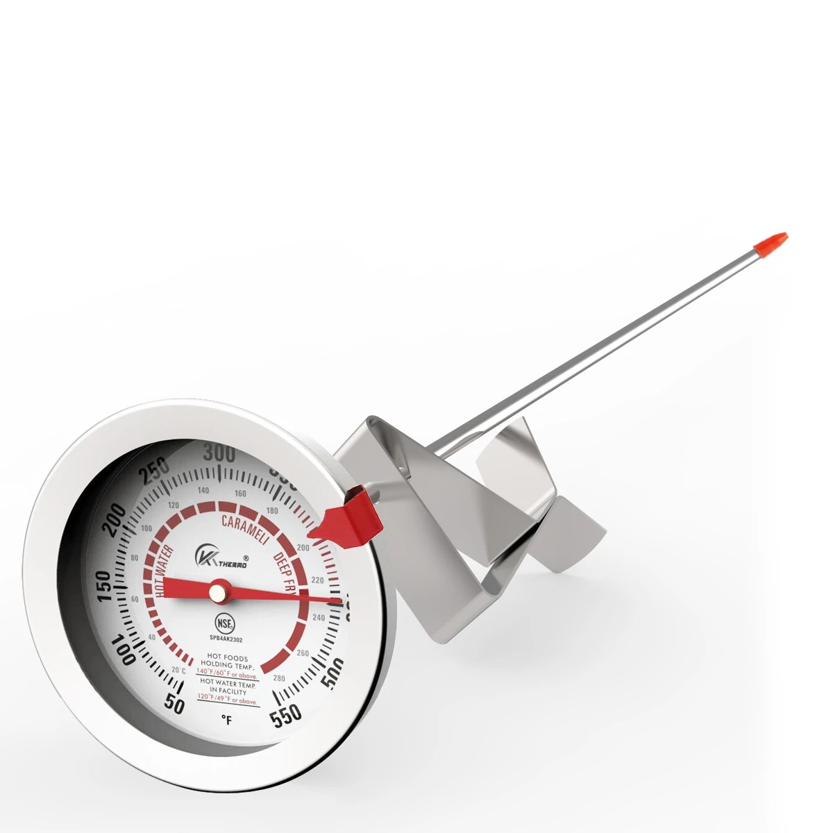 12" Stainless Steel Stem Deep Fry Thermometer - Buy Frying Thermometer ...