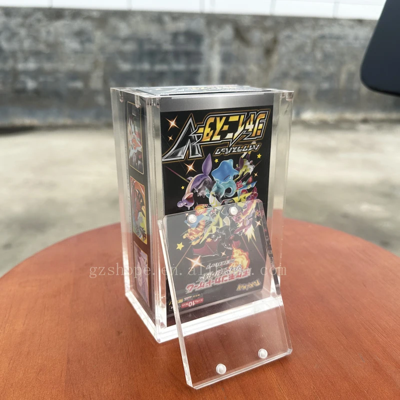 Shp Hot Sale Acrylic Pokemon Japanese Booster Box Display Case Booster ...