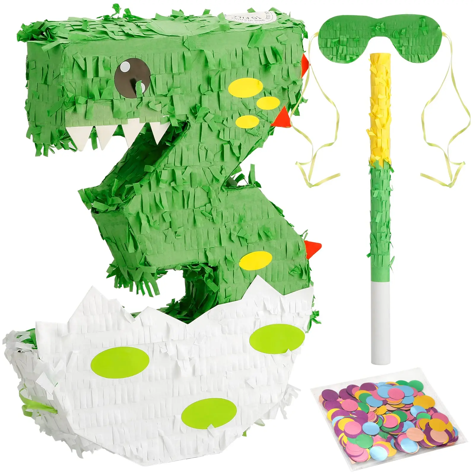 Dinosaur Egg Pinata Number 3 Pinata For 3rd Birthday Dinosaur Pinata ...