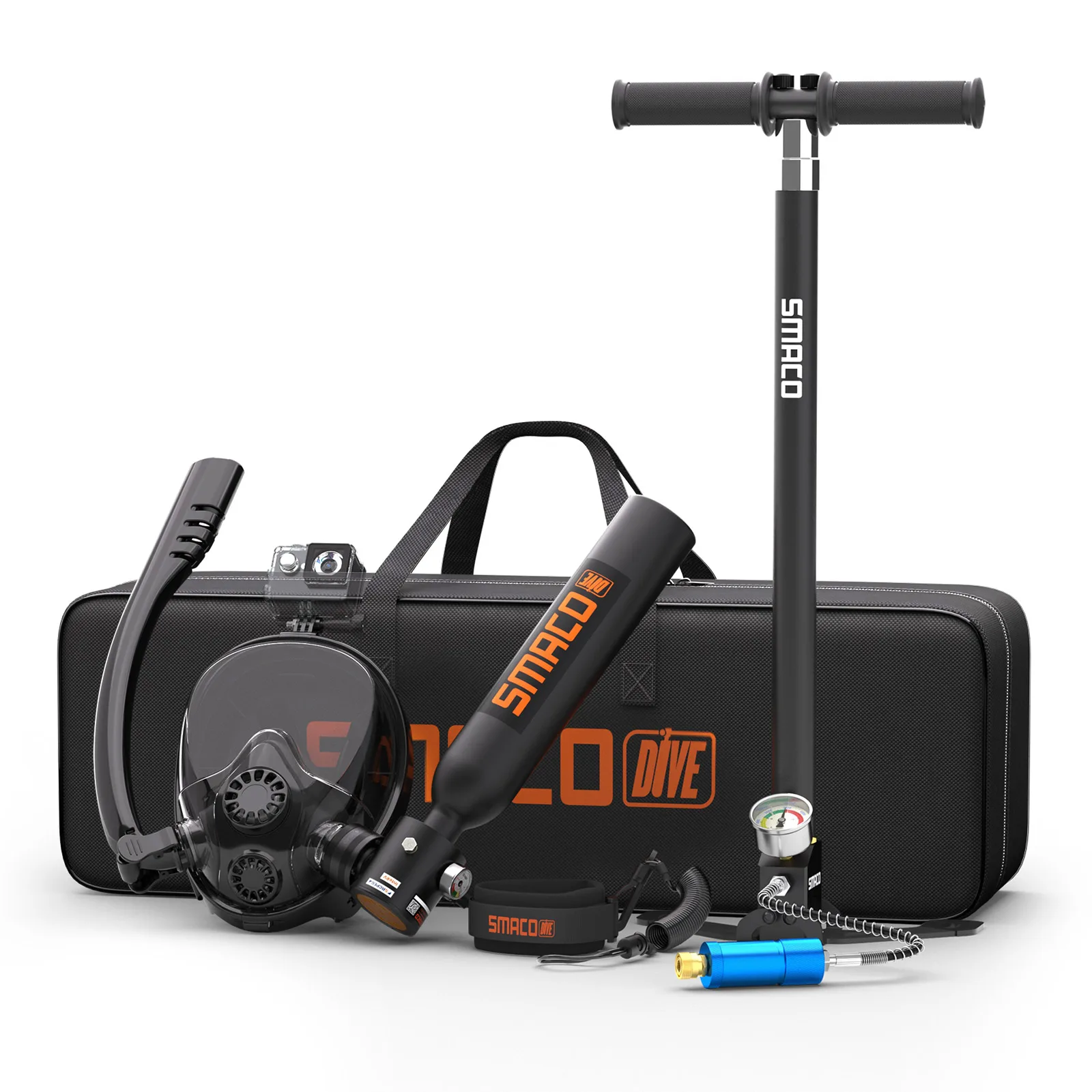 Alibaba.com: 0.5L Mini Scuba Tank, Sub-Mask Hand Pump, Lightweight Dive ...