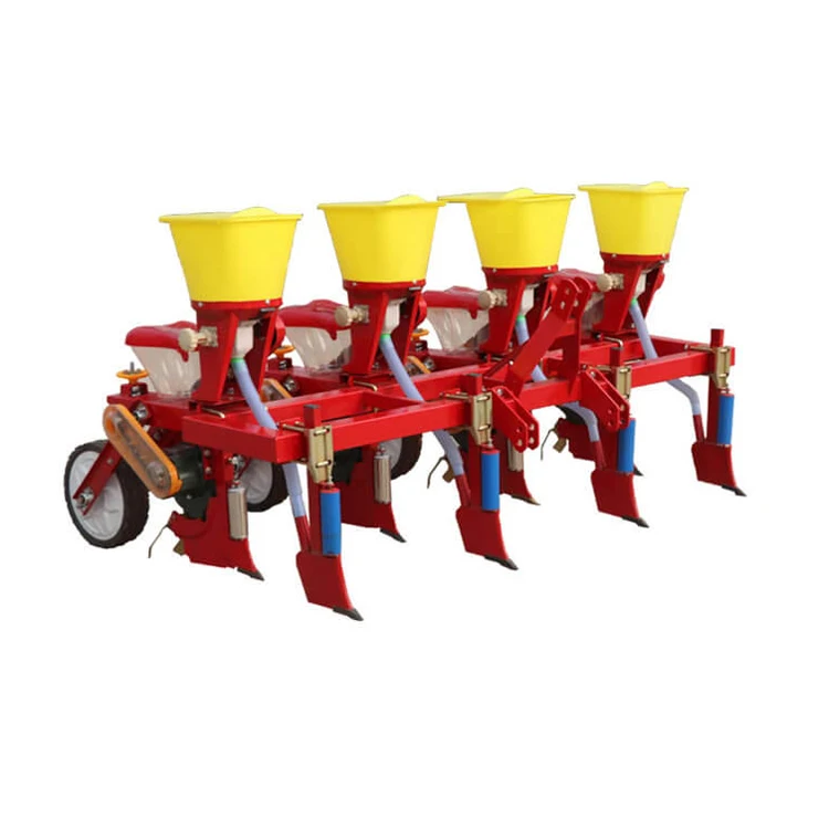 Corn Pneumatic Planter Tractor 4 Rows Corn Planter With Fertilizer ...