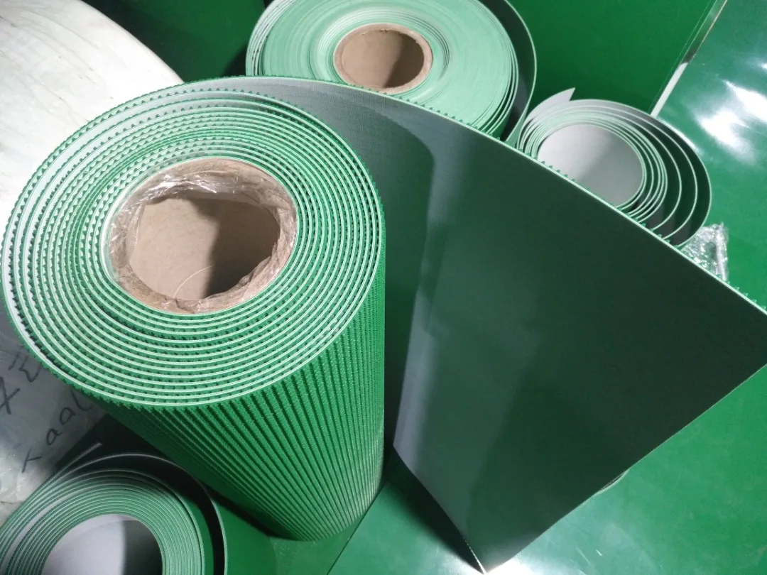 Customized Food Grade Pu Pvc Conveyor Belts With Skirt Cleats Guide ...