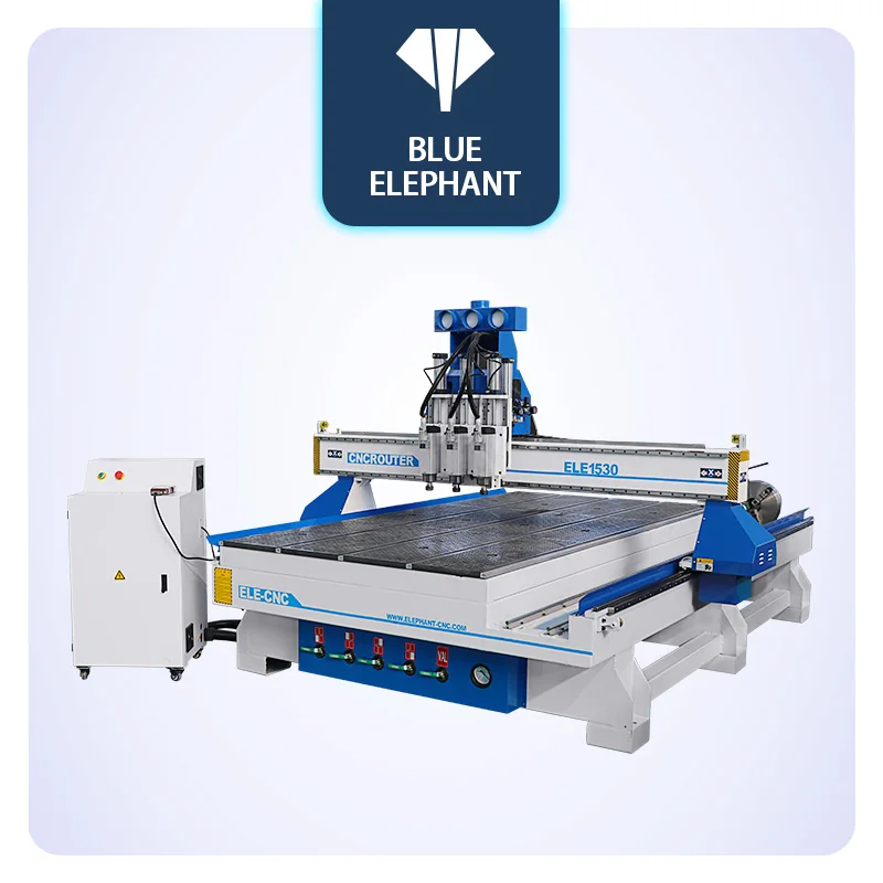 Multi Head CNC Wood Milling Machine - Efficient Wood Carving