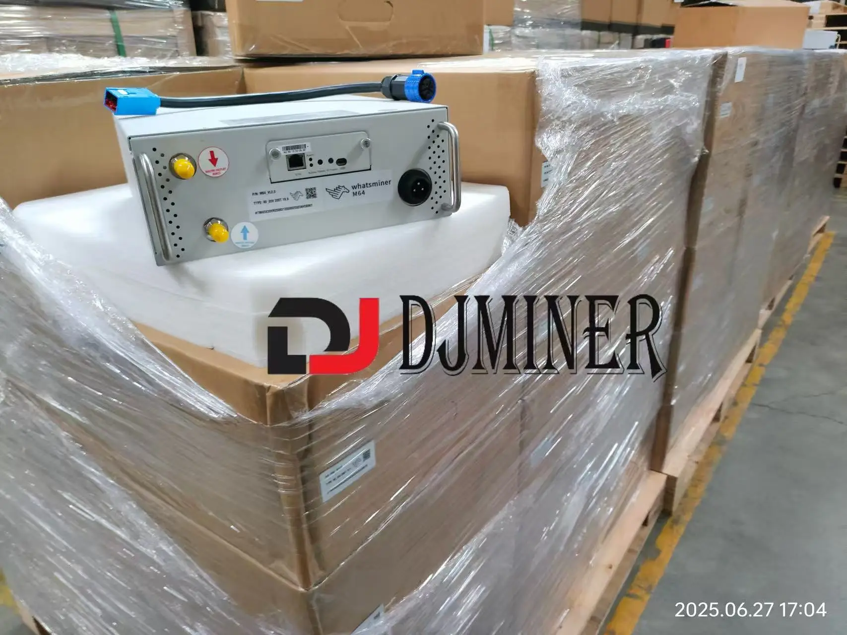 Home Use Miner Hydro Bitcoin Miner Whatsminer M64 19.9w 19w 200T Top ...