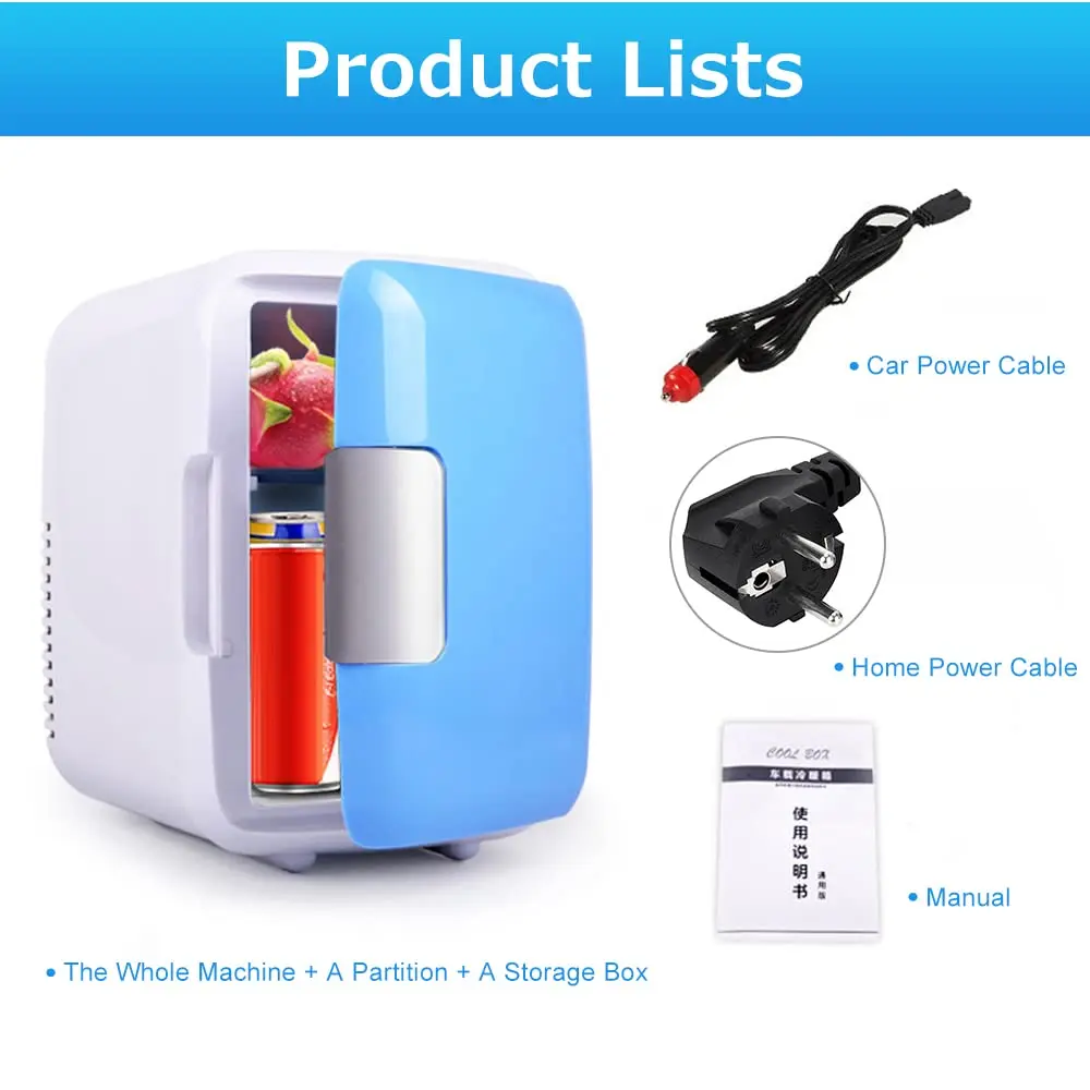 5l Luxury Mini Fridge Cooler Portable Small Refrigerator For The Office ...